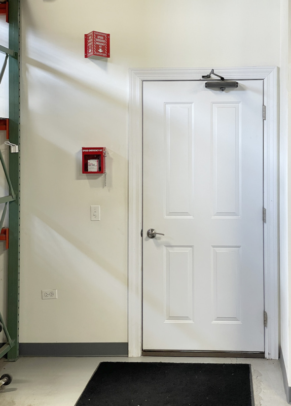 Overdose Emergency Kit Non-Locking Cabinet at WindyCity