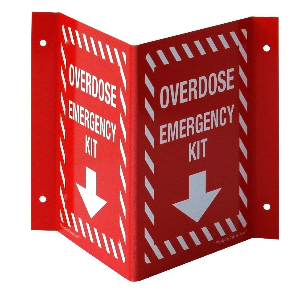 Overdose Emergency Kit Non-Locking Cabinet at WindyCity