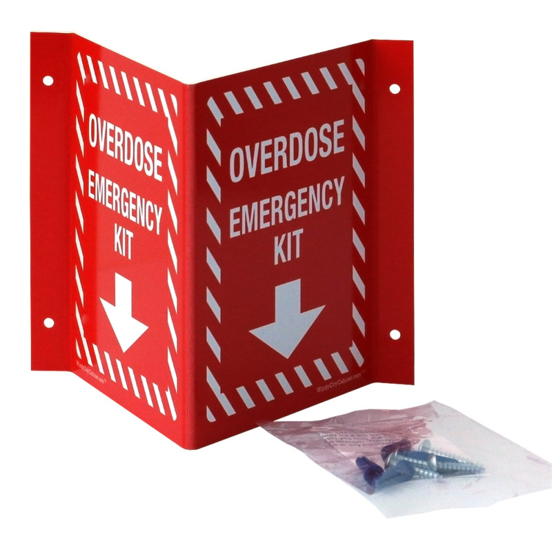 Overdose Emergency Kit Non-Locking Cabinet at WindyCity
